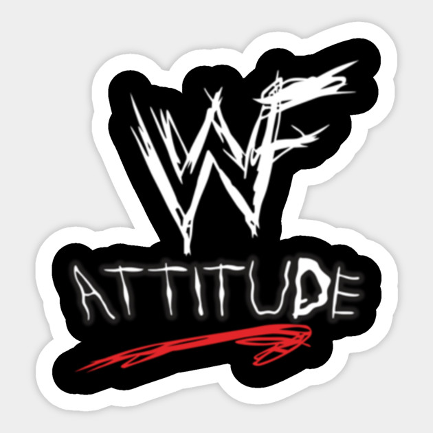 Wwf Attitude Era Wwe Sticker Teepublic